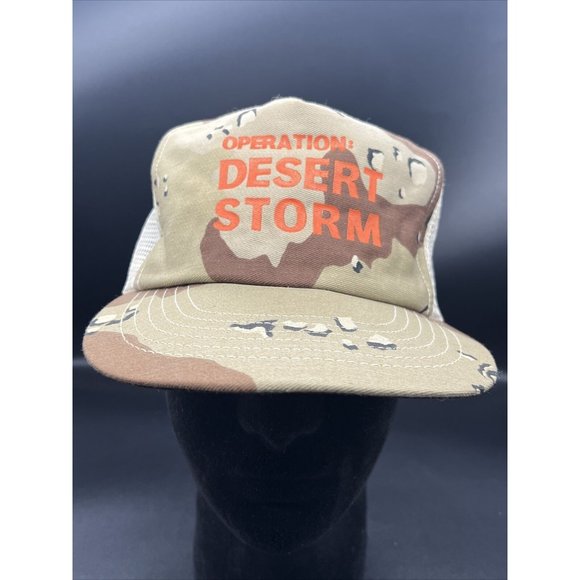 SKM | Accessories | Operation Desert Storm Camo Snapback Hat Cap W ...